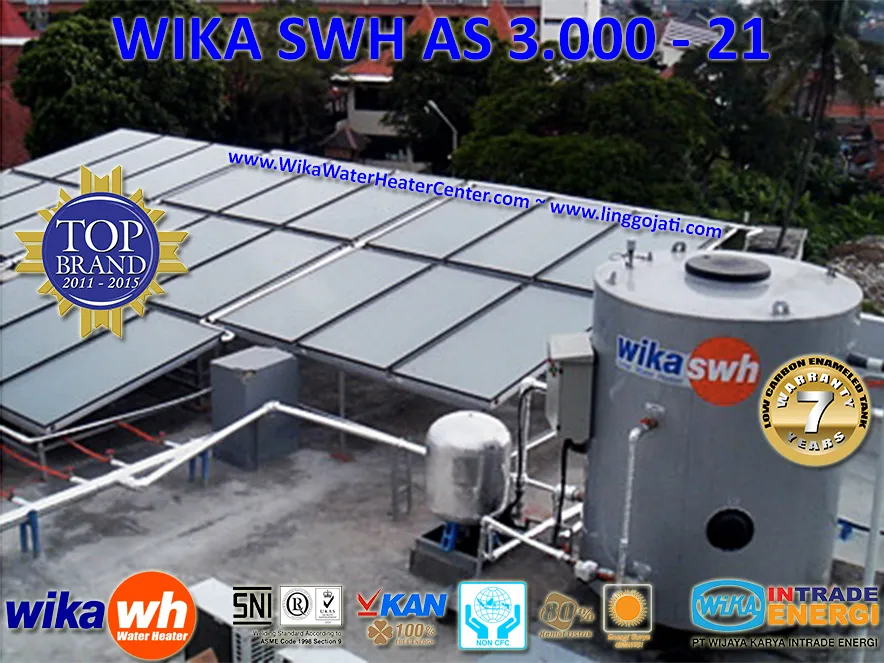 ~ WIKA SWH - AS 3.000 - 21 | PEMANAS AIR TENAGA SURYA ...